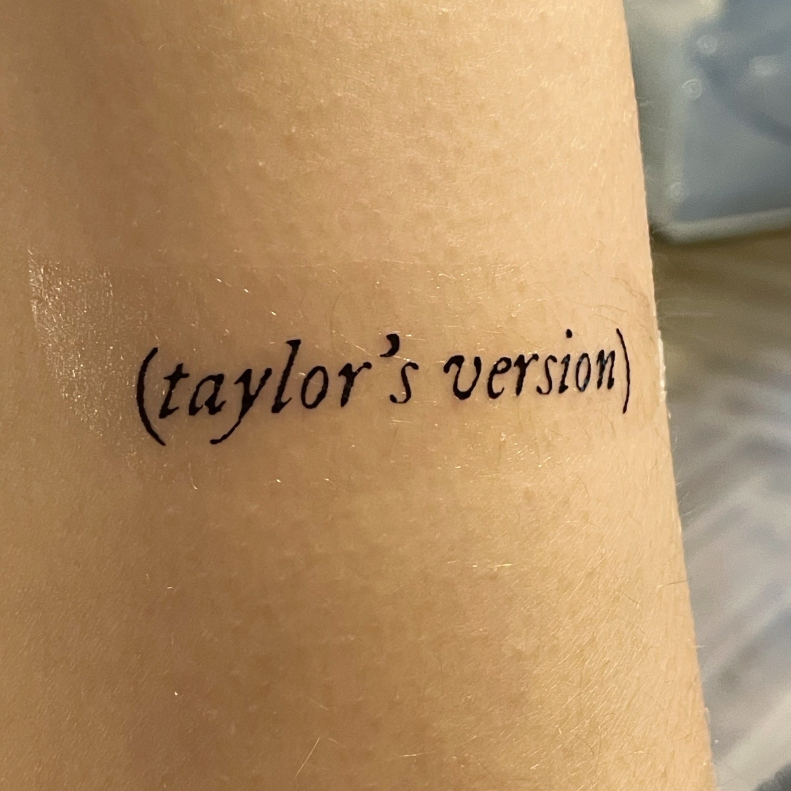 TV Temporary Adhesive Tattoo Taylor Swift Inspired - Etsy