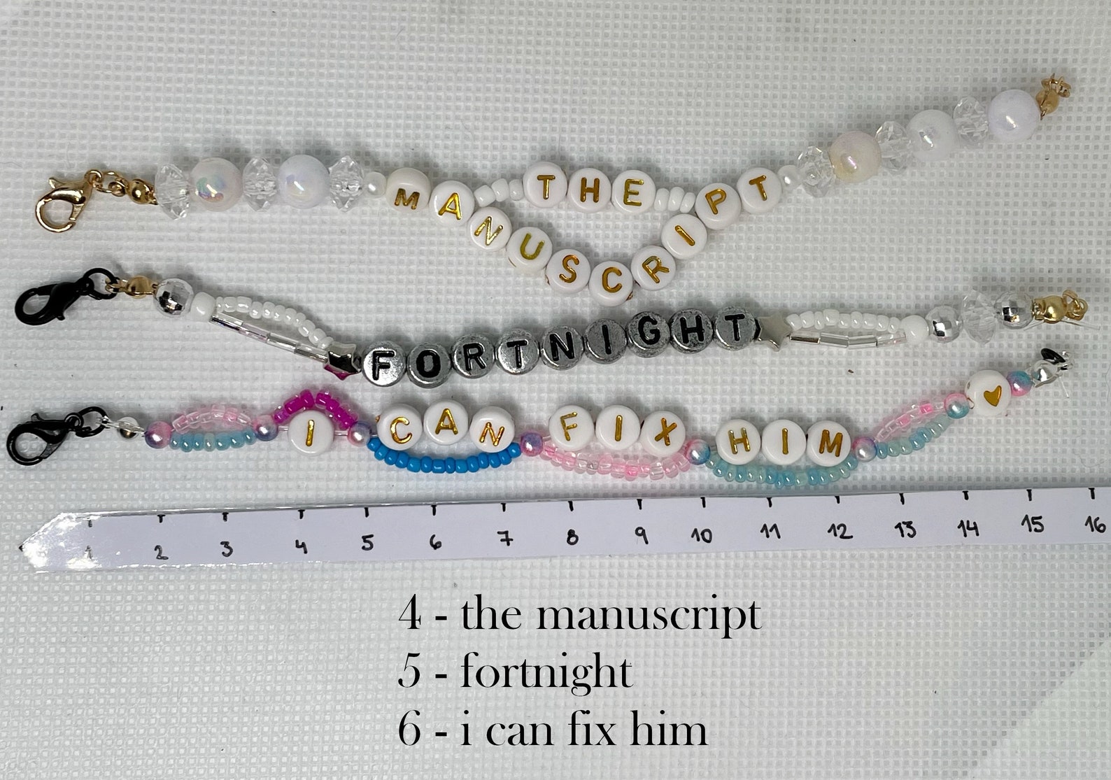 The Tortured Poets Department ttpd Taylor Swift Friendship Bracelets on ...