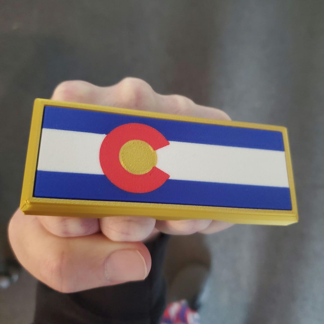 Colorado Flag Knuckle Ring - Etsy