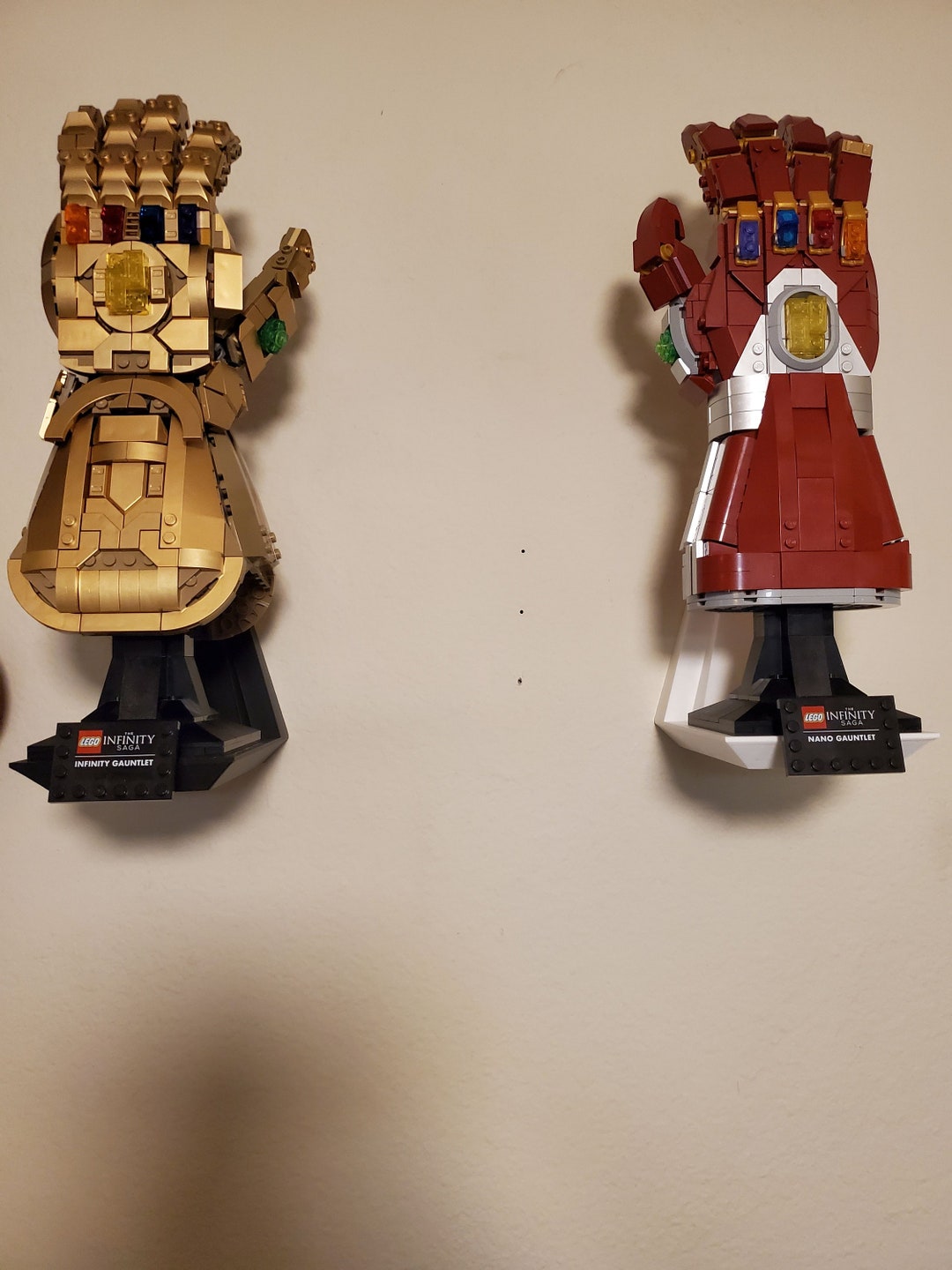 LEGO Helmet Wall Display for Helmets Gauntlets Pyramid - Etsy