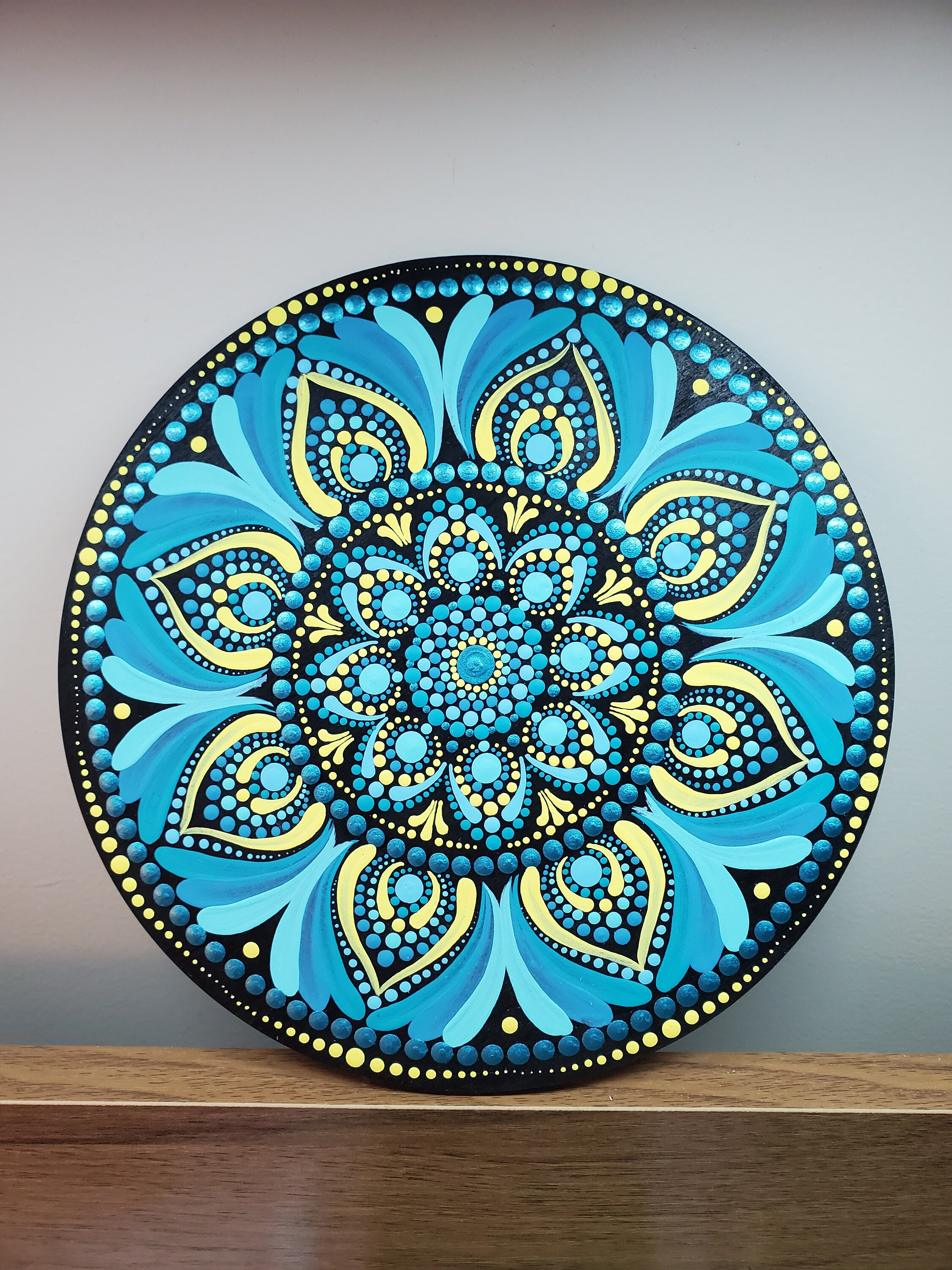 Hand-painted Mandala - Etsy