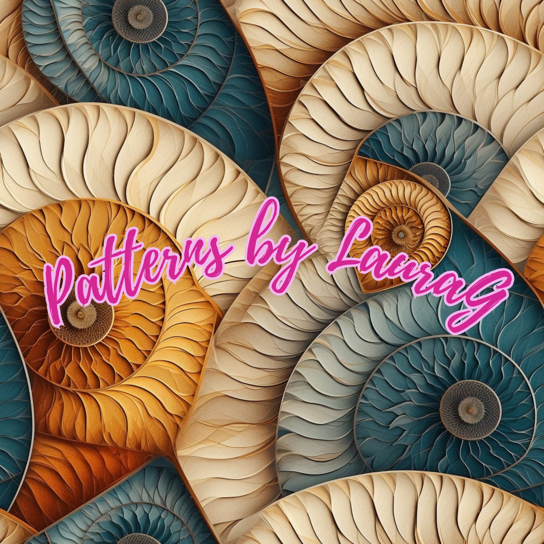 Fibonacci Digital Paper, Seamless Pattern Fibonacci Inspired, Abstract ...