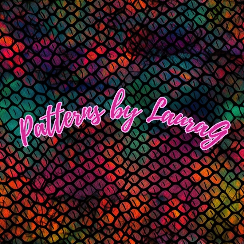 Neon Snakeskin Seamless Pattern, Animal Print Wallpaper (digital ...