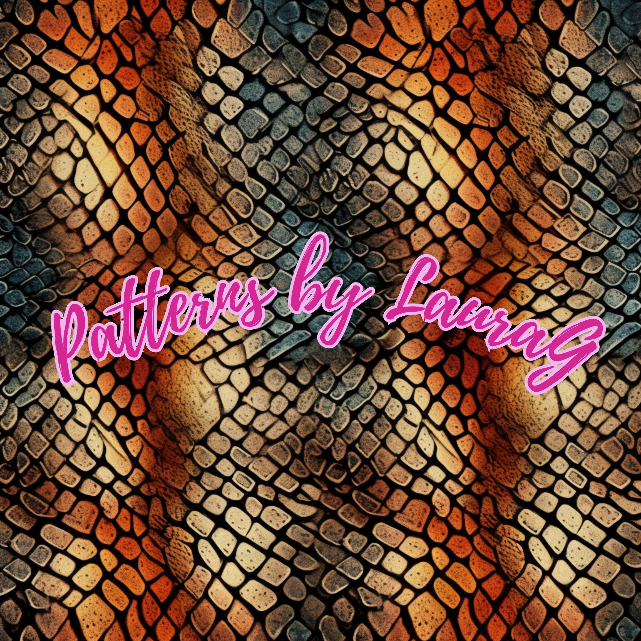 Skin Snake Digital Paper, Seamless Pattern Snakeskin, Animal Print ...