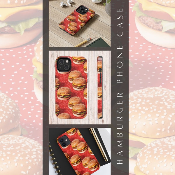 Burger iPhone Case - Etsy