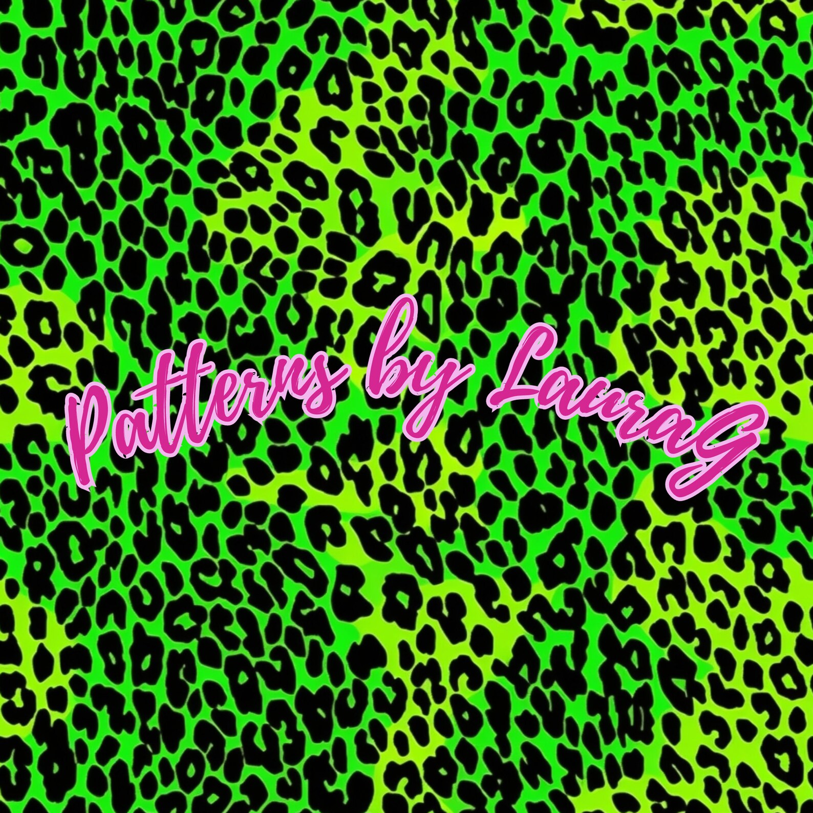 Seamless Pattern Leopard Neon, Animal Print Digital Paper, Neon Cheetah ...