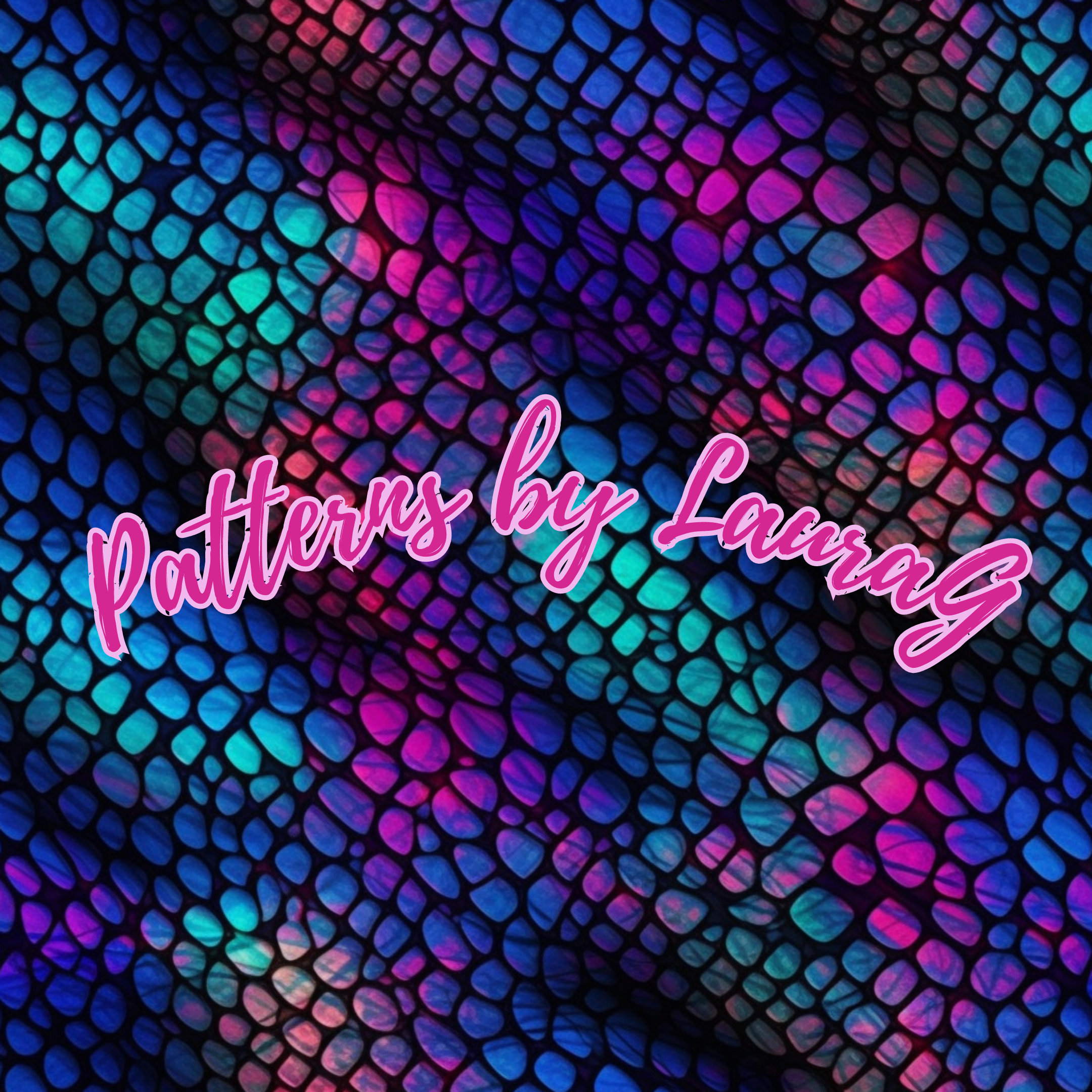 Neon Snake Digital Paper, Seamless Pattern Snakeskin Neon, Animal Print ...