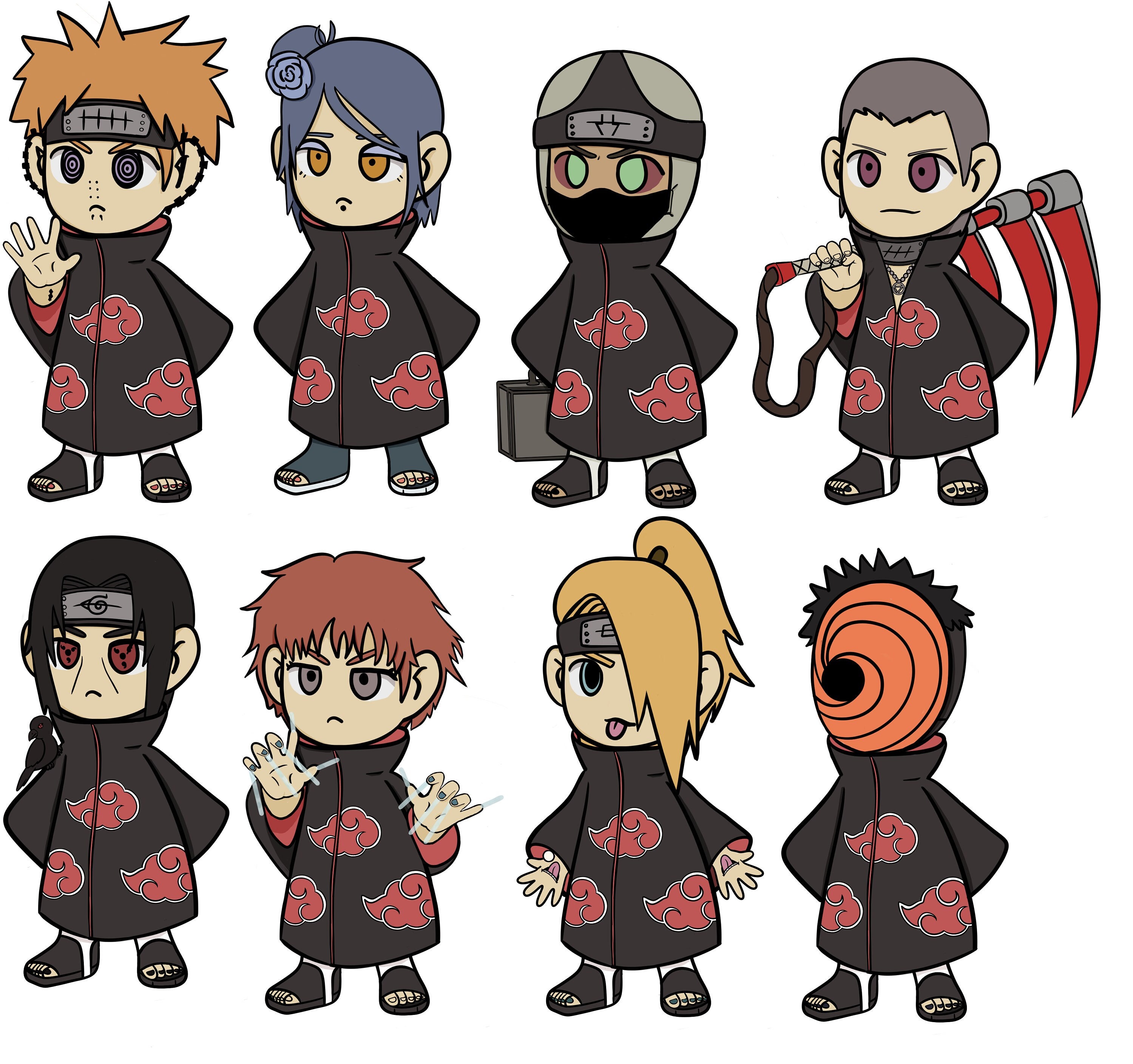 Akatsuki Chibi Characters