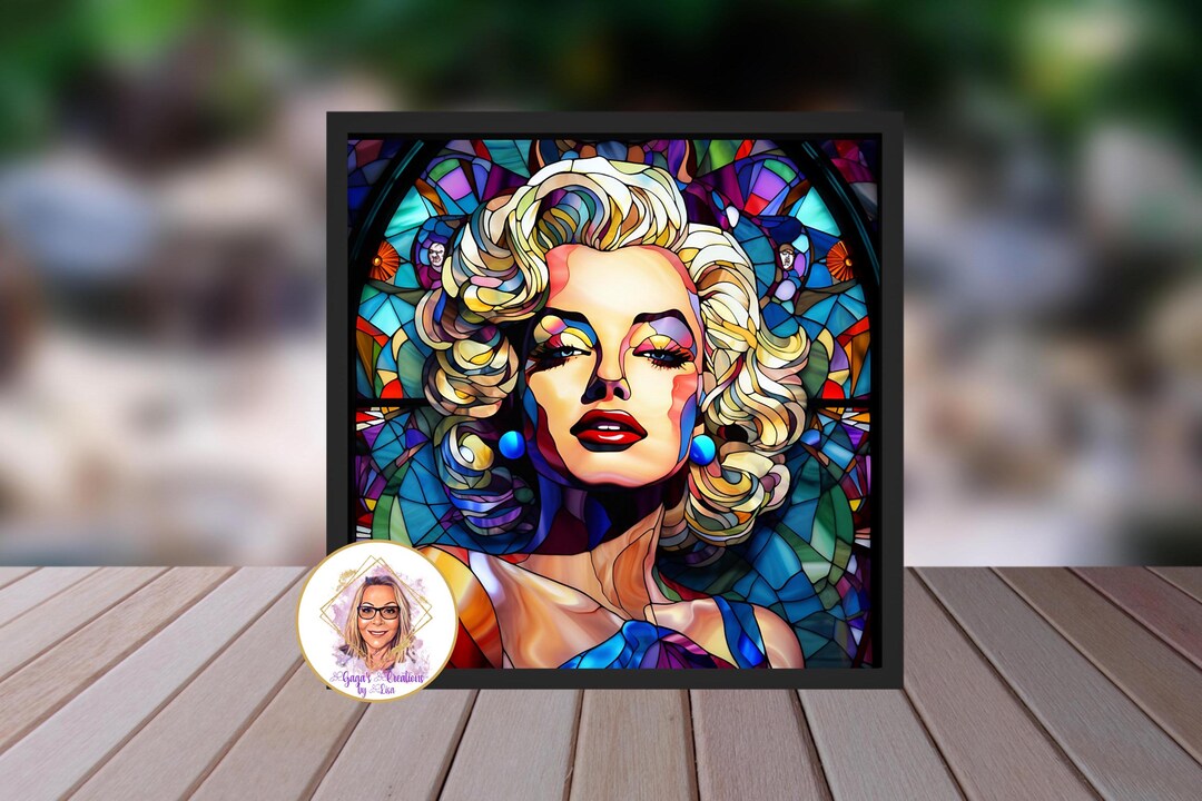 Backlit Marilyn Inspired Framed Shadow Box / Shadow Box / Light Box ...