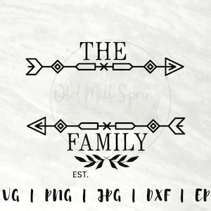 Established Sign Svg, Split Monogram Svg, Canvas Sign Svg, Family Name ...