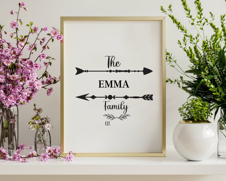 Established Sign Svg, Split Monogram Svg, Canvas Sign Svg, Family Name ...