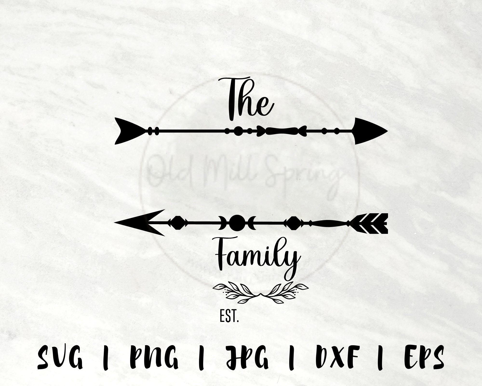 Established Sign Svg, Split Monogram Svg, Canvas Sign Svg, Family Name ...