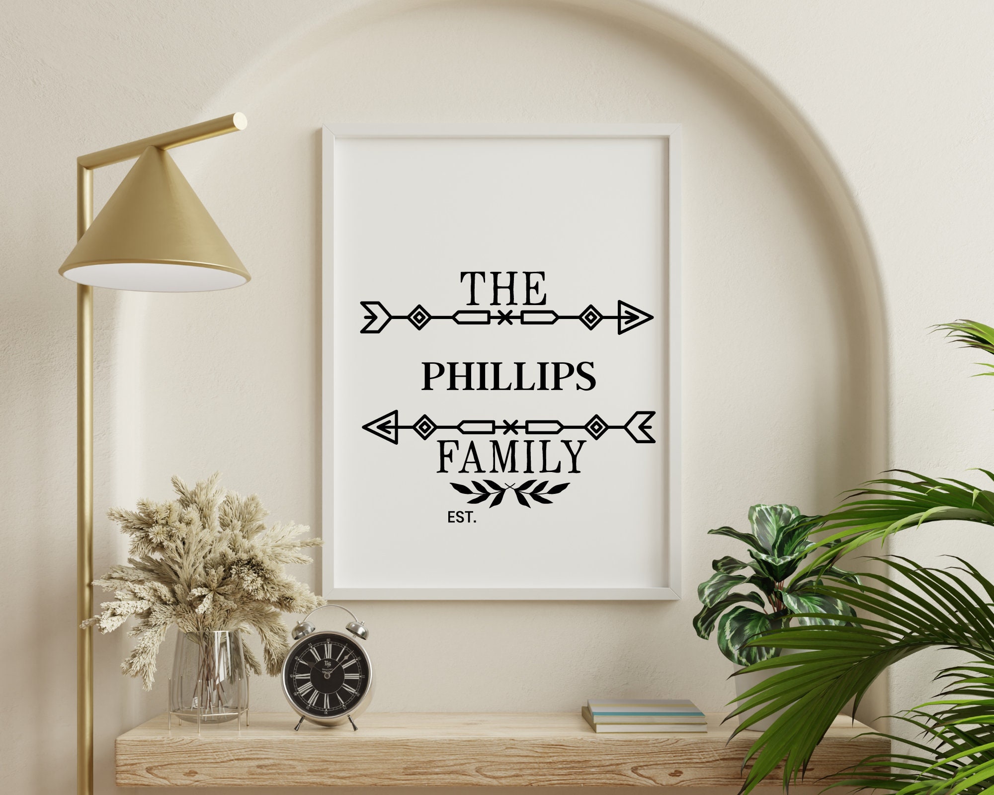 Established Sign Svg, Split Monogram Svg, Canvas Sign Svg, Family Name ...