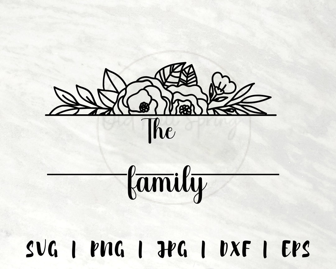 Blended Family Sign Svg, Established Sign Svg, Initial Sign, Split ...