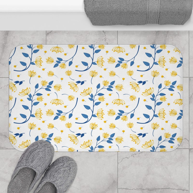 Yellow Bath Mat - Etsy