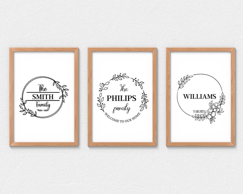 Family Last Name Sign SVG Bundle: Monogram Pallet Designs (digital ...