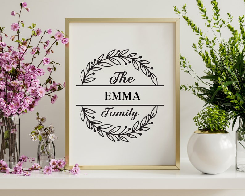 The Family Name Pallet Sign Svg Blended Family Sign Svg - Etsy