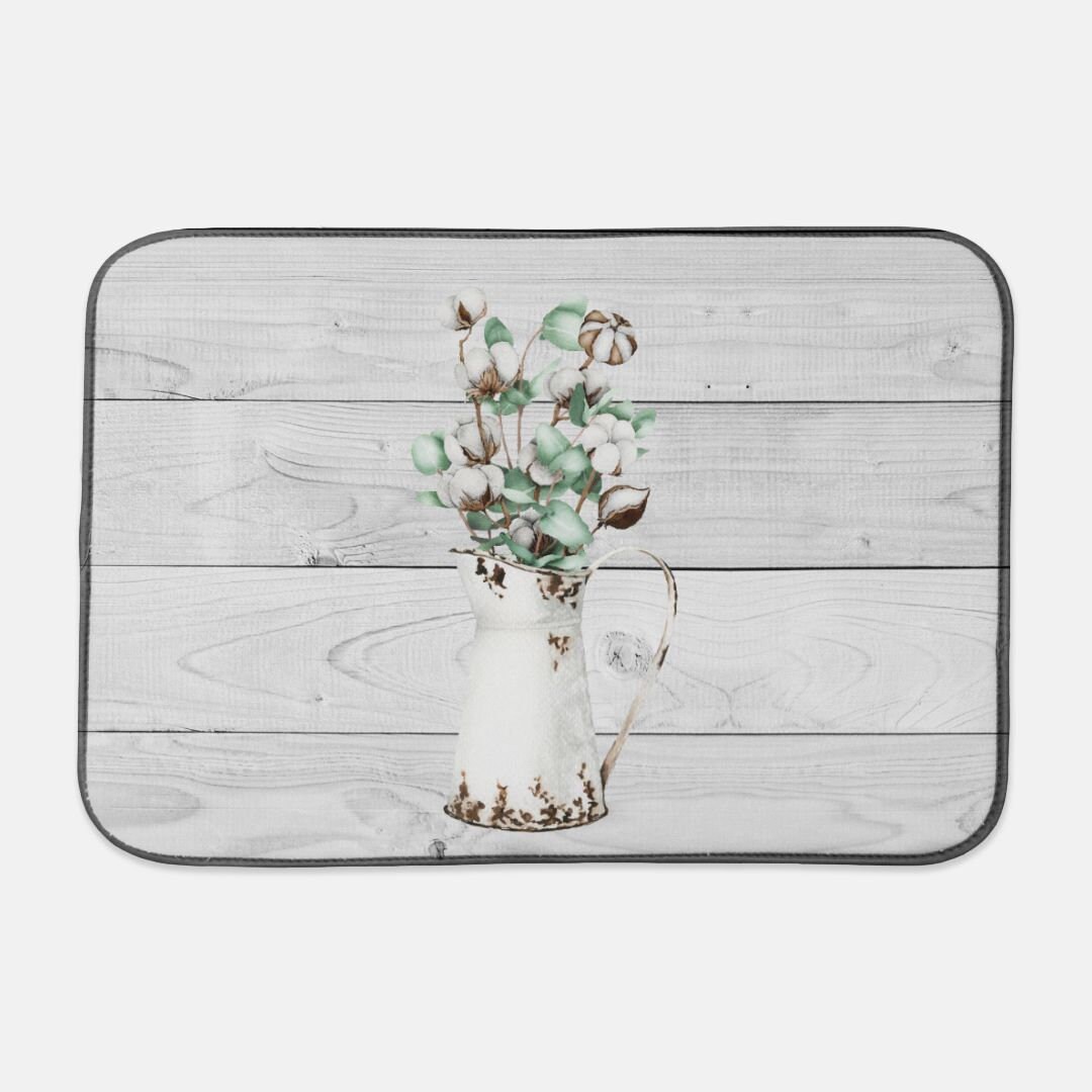 Farmhouse Kitchen Dish Mat, Dish Drying Mat, Rustic Kitchen Decor ...