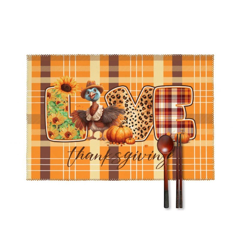 Thanksgiving Placemat - Etsy