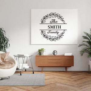 The Family Name Pallet Sign Svg, Blended Family Sign Svg, Initial Sign ...