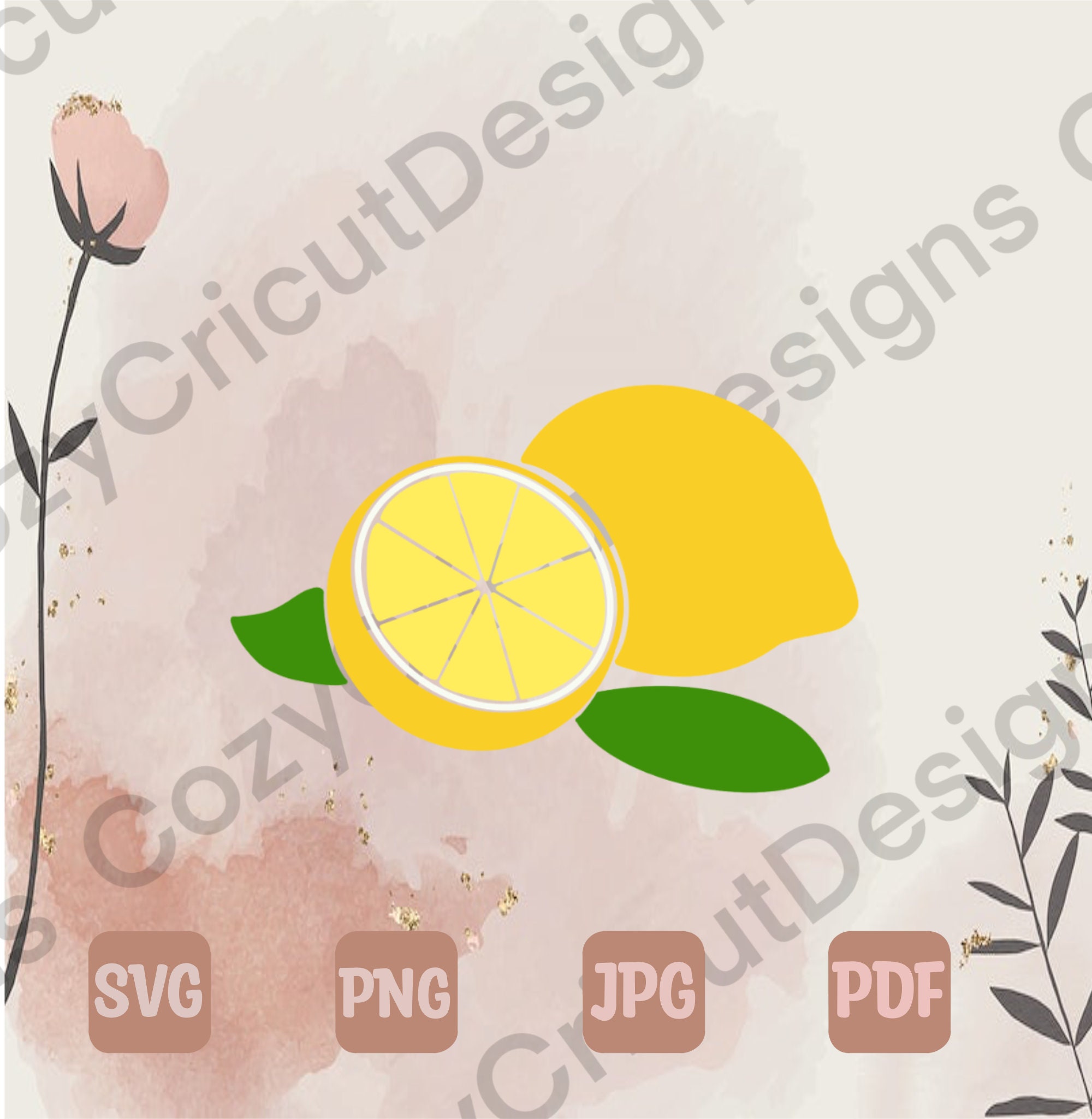 Lemon Svg Bundle Summer Fruit Svg Bundle Lemon Svg Lemon - Etsy
