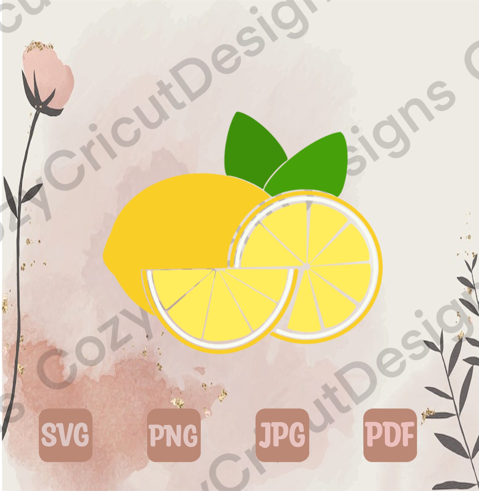 Lemon Svg Bundle Summer Fruit Svg Bundle Lemon Svg Lemon - Etsy
