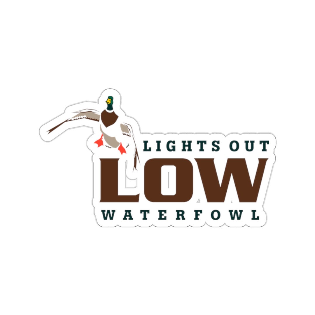 Kiss-cut Stickers. Hunting Decals. Duck Hunting Decal. White or ...