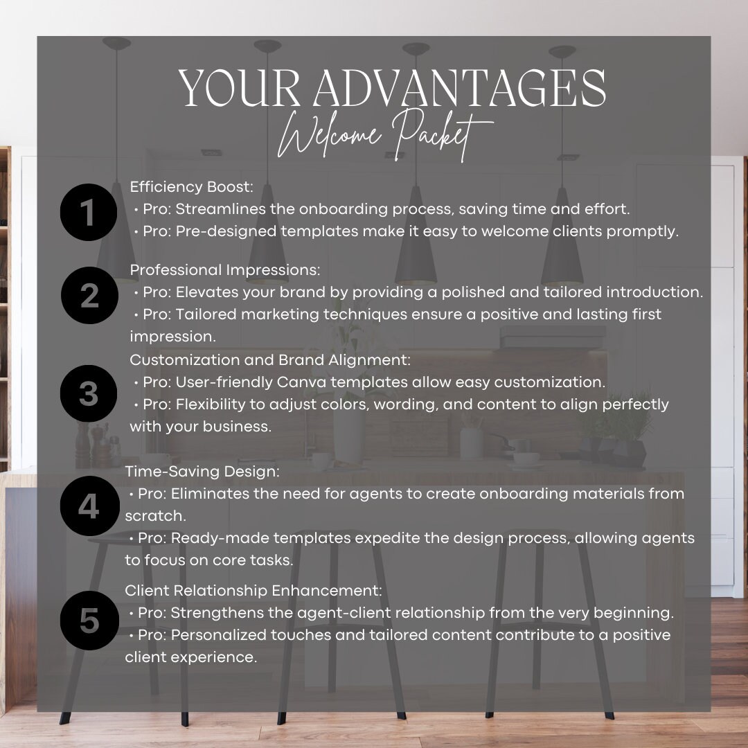 Realtor New Client Welcome Packet | Real Estate Welcome Packet ...