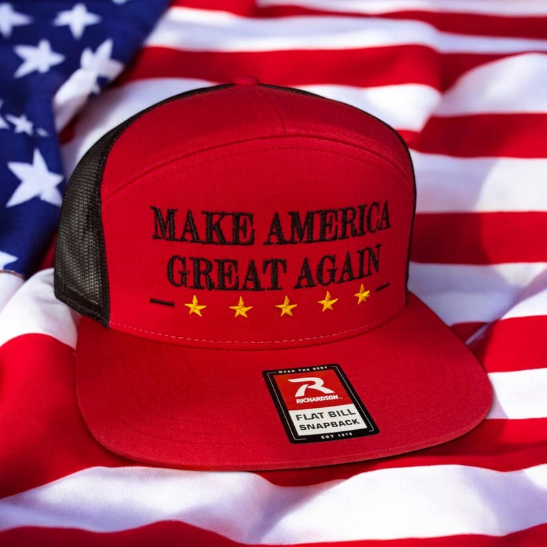 MAGA Hat, Make America Great Again Hat, Trump Caps, Red Patriotic Hat ...