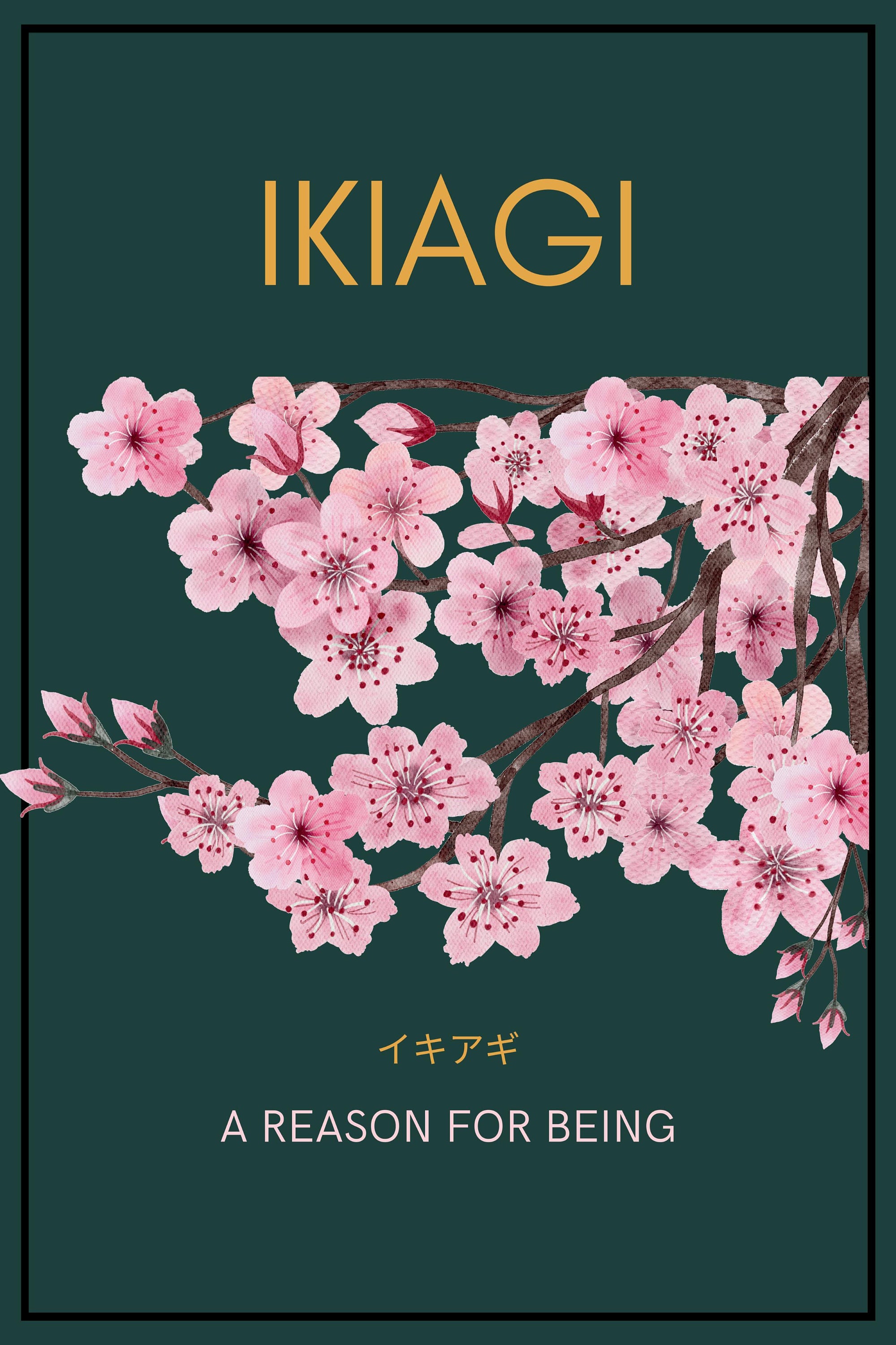 Japanese Wall Art Print Wall Art Poster Inspirational Quote Printable ...