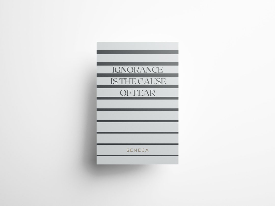 Stoic Poster, Stoicism Art, Seneca, Stoic Gift, Philosophy Gift, Daily ...