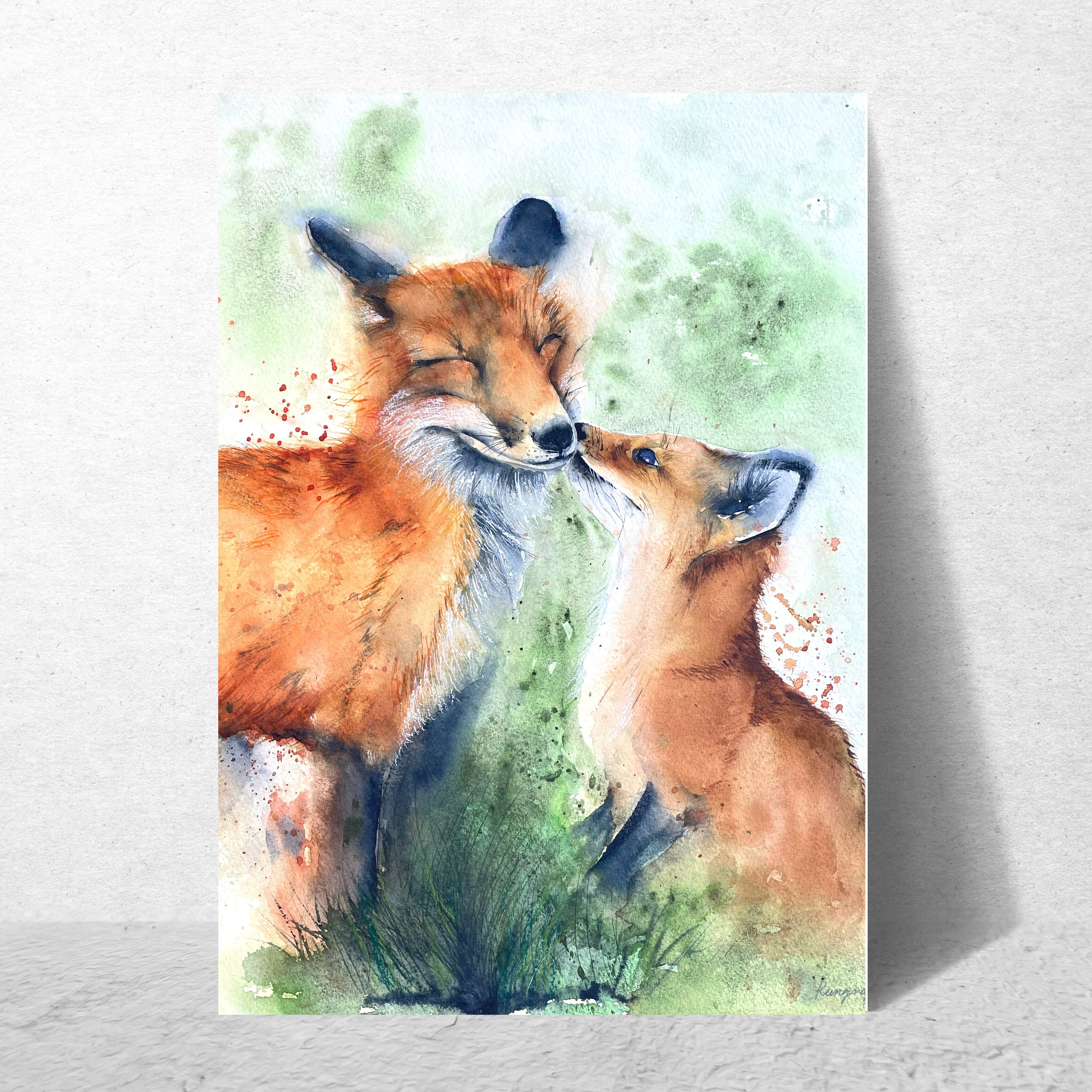 Fox Watercolour