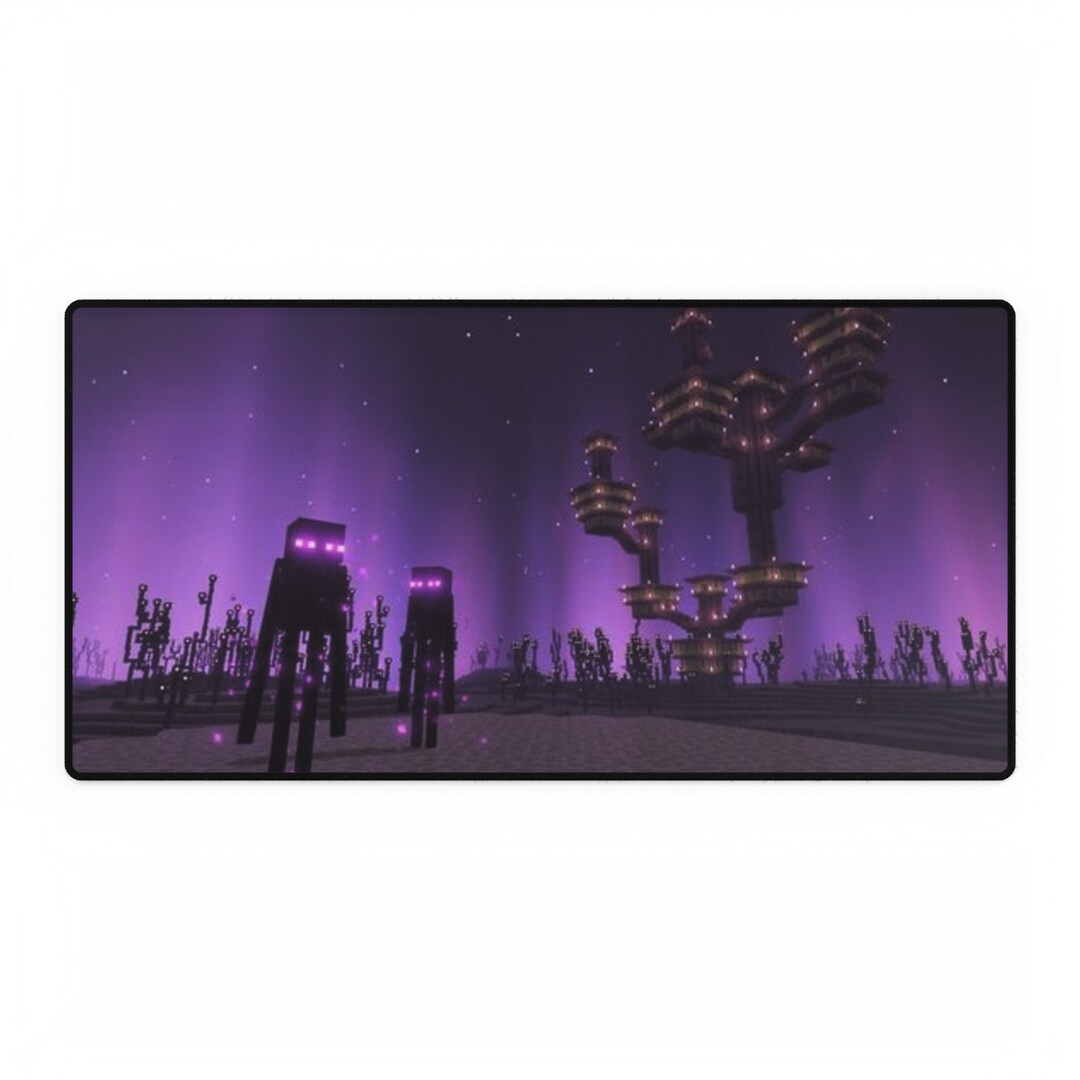 Minecraft Enderman Aesthetic PC Desk Mats - Etsy