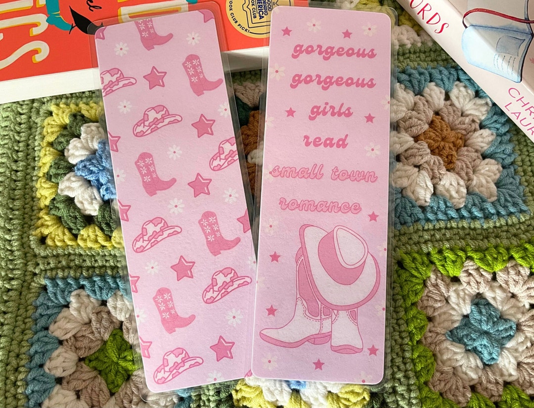 Pink Western Bookmark Collection Small Town Romance - Etsy