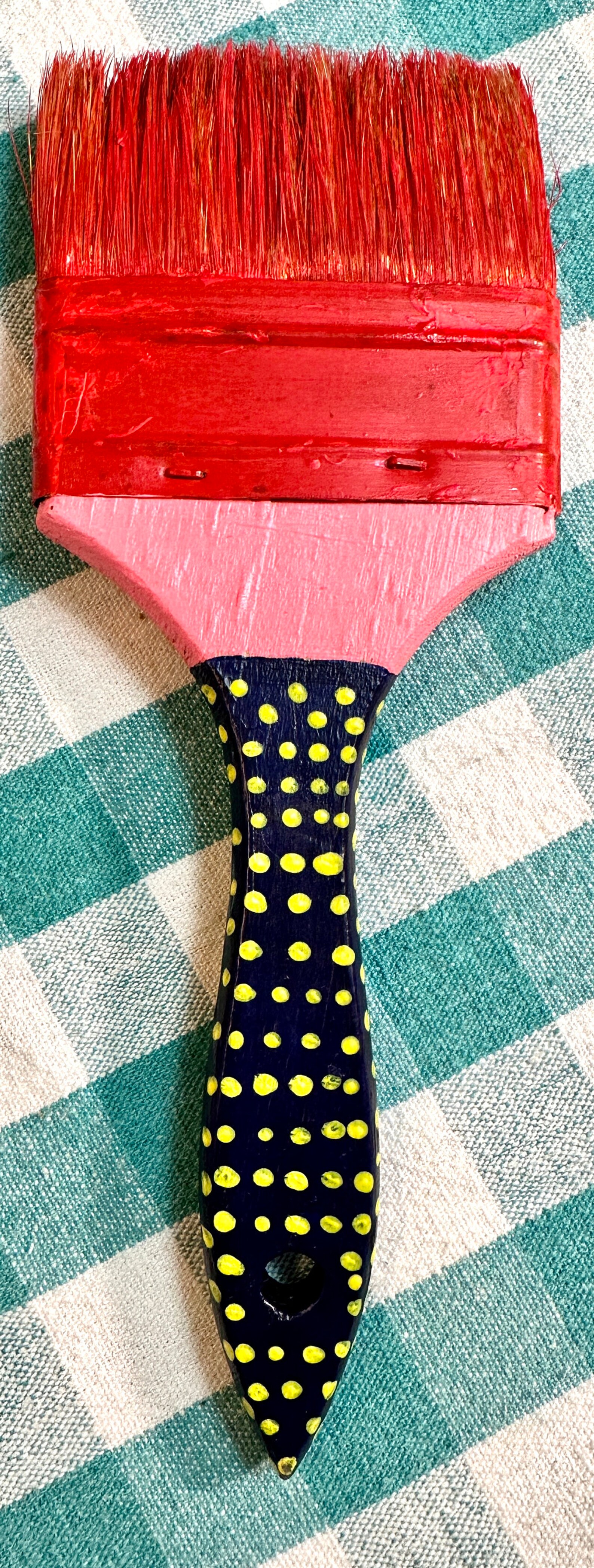 Funny Face Paintbrush Art Adorned With Vintage Jewelry - Etsy