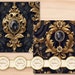 Gray Baroque Seamless Pattern, Rococo Jewels (JPG) - Etsy
