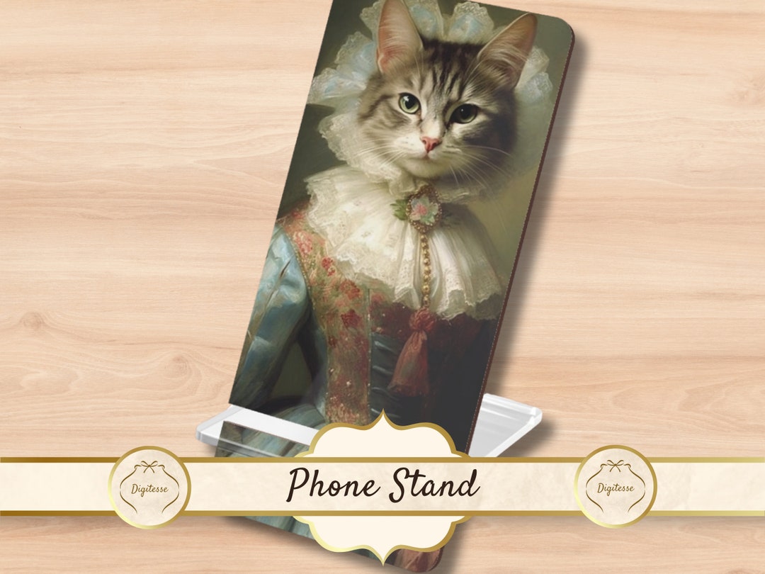 Brown Tabby Cat Phone Stand Phone Holder Tabby Stocking - Etsy