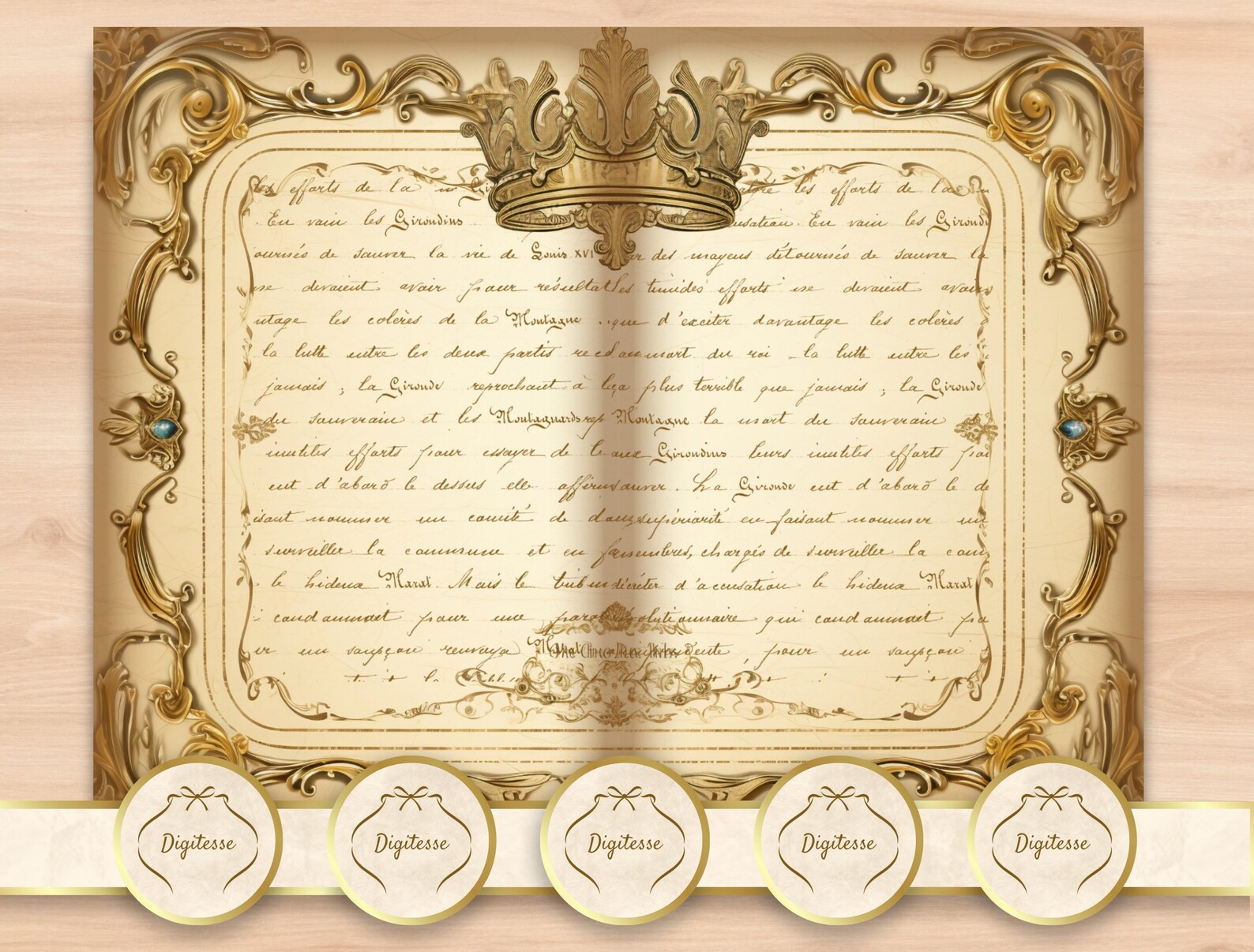 Elegant Gold Junk Journal Pages Vintage, Printable Junk Journal PDF ...