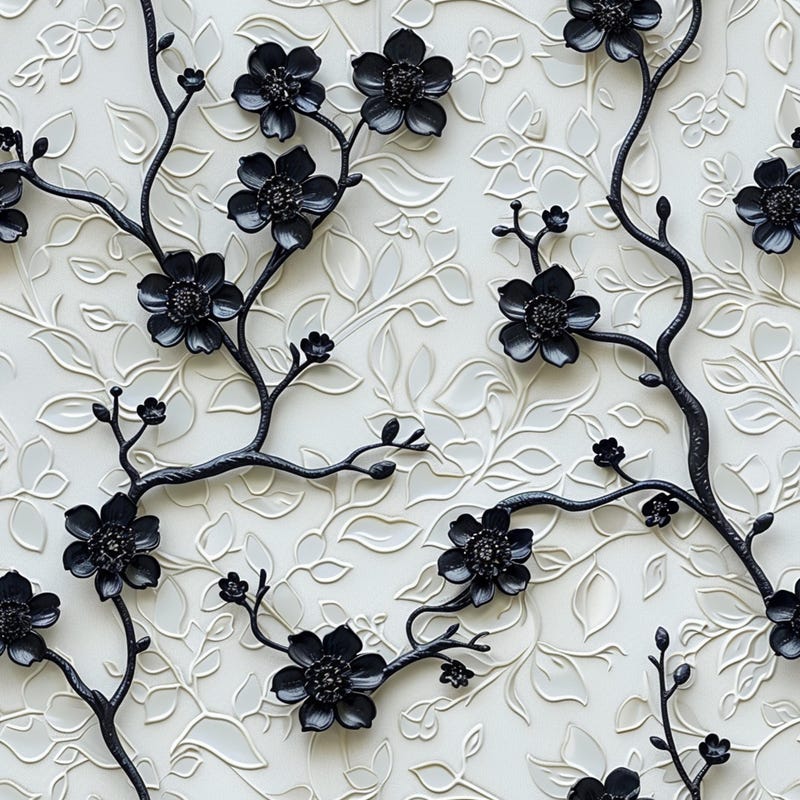 Embossed Wallpaper - Etsy