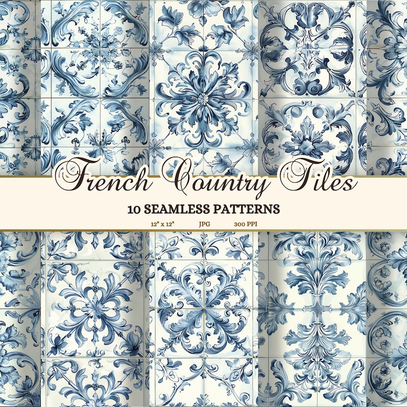 French Tiles - Etsy