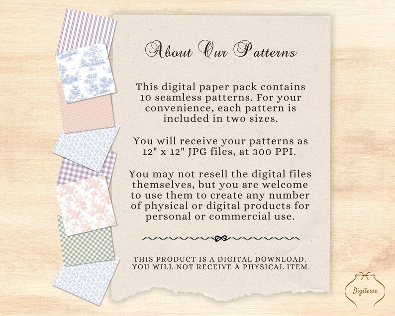 Neutral French Country Digital Paper: Taupe Toile, Shabby Chic (digital ...