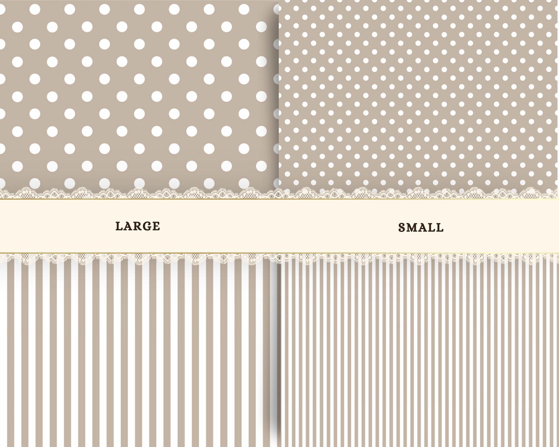 Neutral French Country Digital Paper: Taupe Toile, Shabby Chic (digital ...