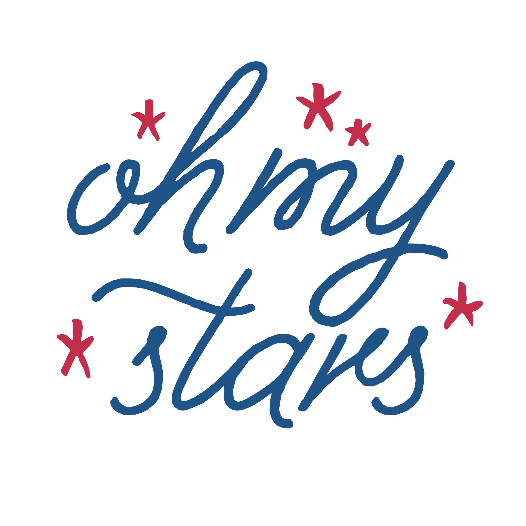Oh My Stars, SVG, PNG, EPS, 4th of July, Sublimation, Graphic Clip Art ...