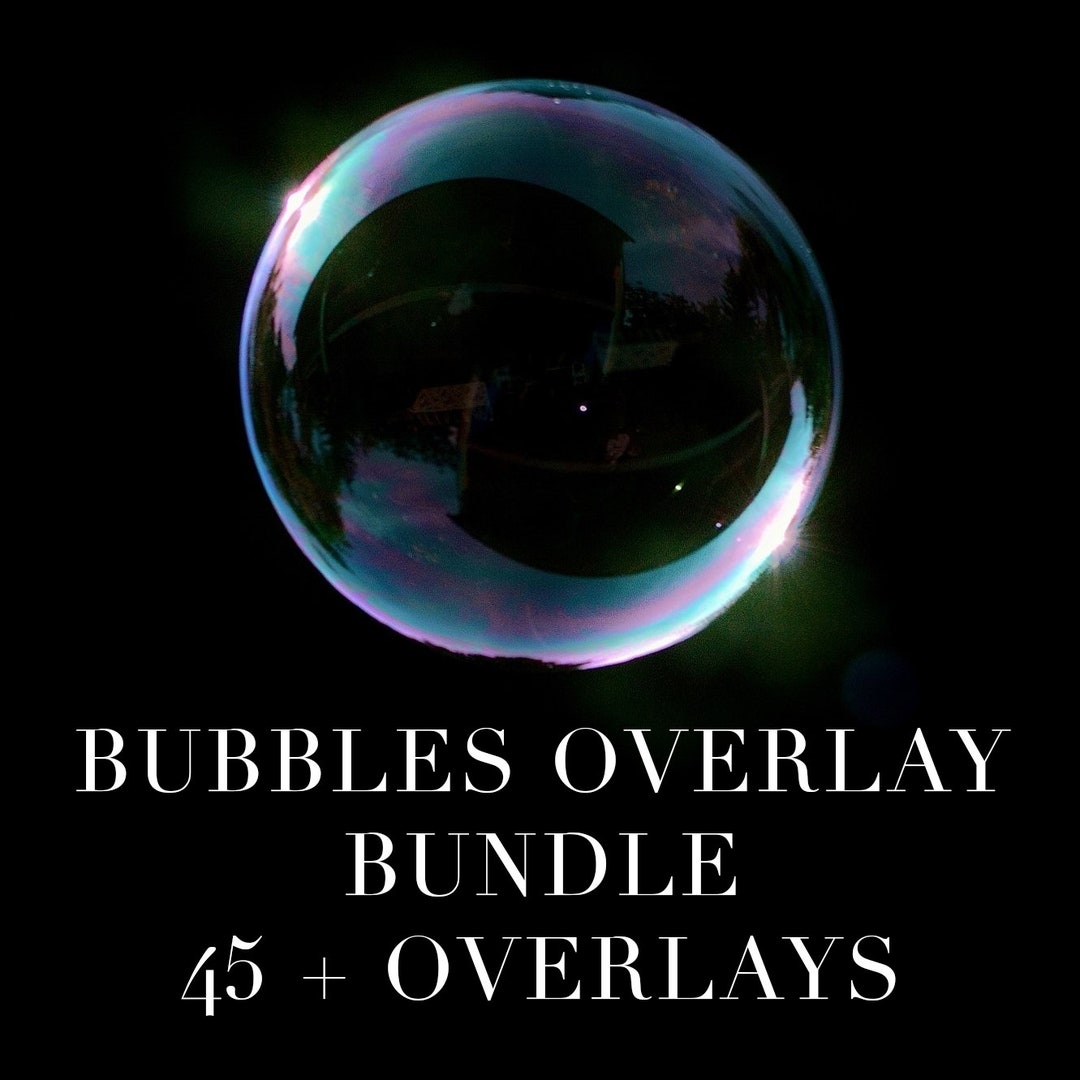 45 Bubbles Photoshop Overlays Photoshop Bubbles Textures - Etsy