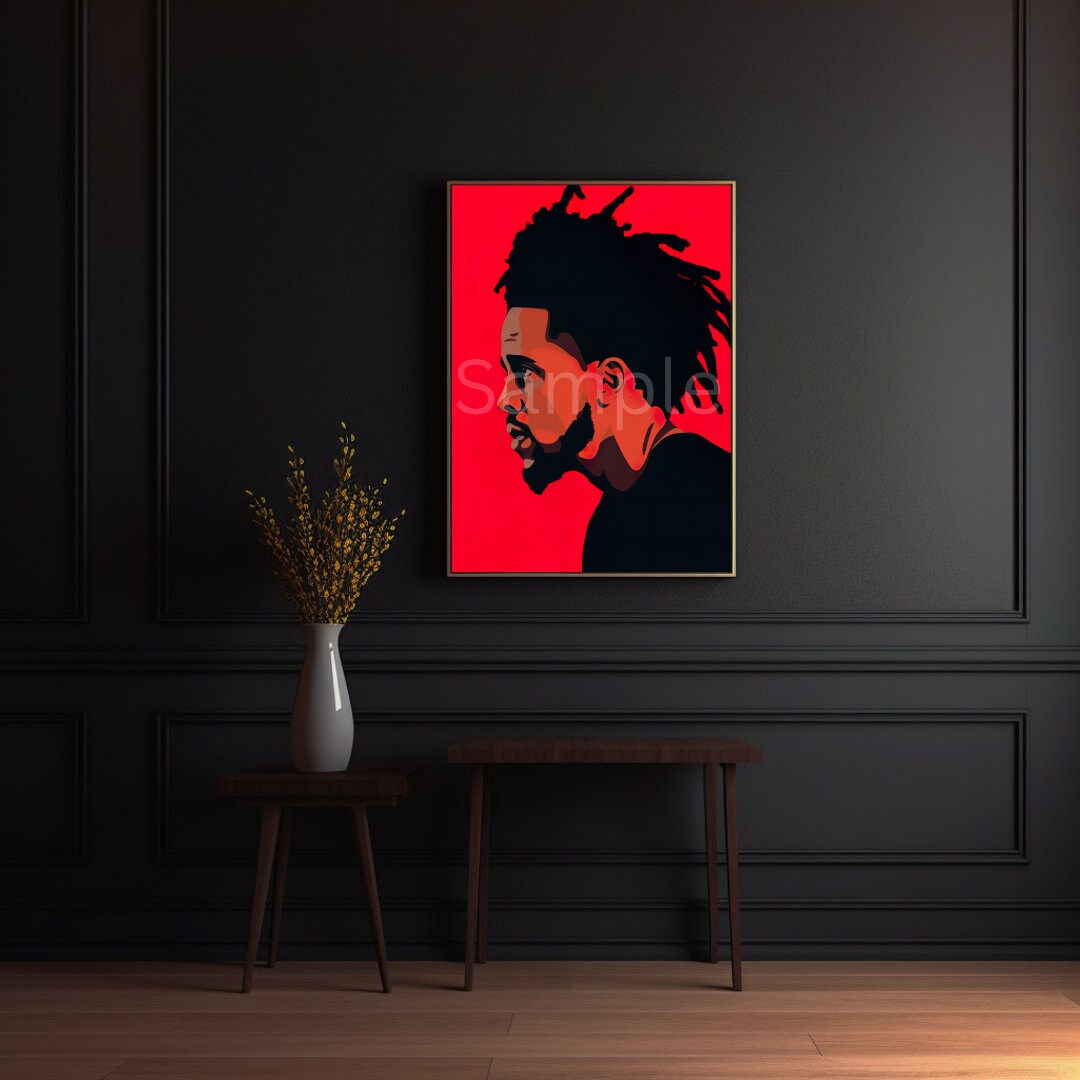J Cole Digital Download, J Cole Poster, J Cole, Rap Poster, Poster ...