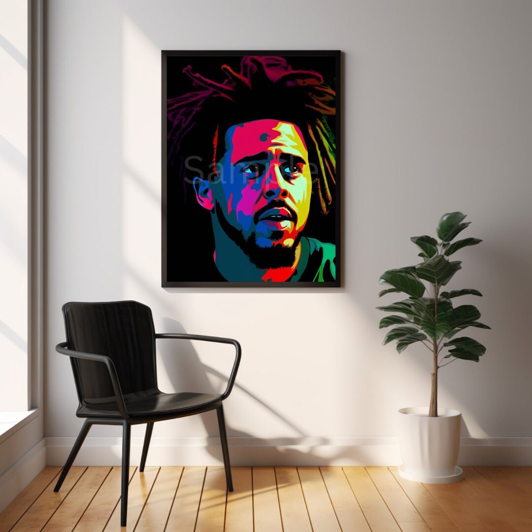 J Cole Digital Download, J Cole Poster, J Cole, Rap Poster, Poster ...