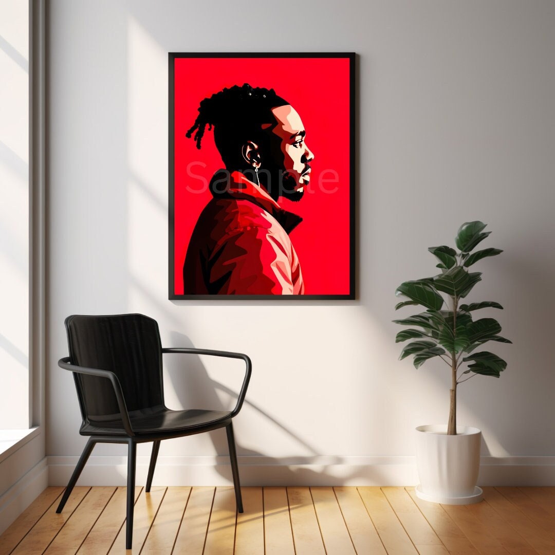 Kendrick Lamar Digital Download, Kendrick Poster, Kendrick , Rap Poster ...