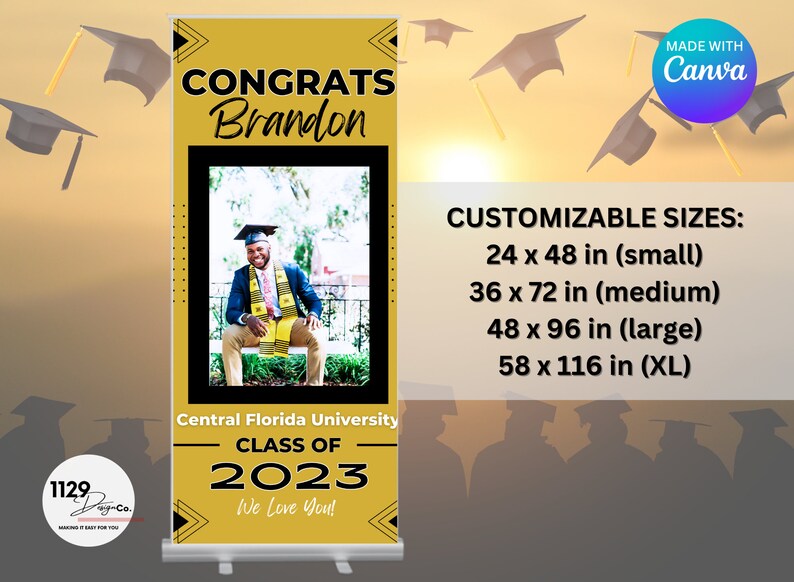 Graduation Banner, Custom Banner, Personalized Banner, Custom ...