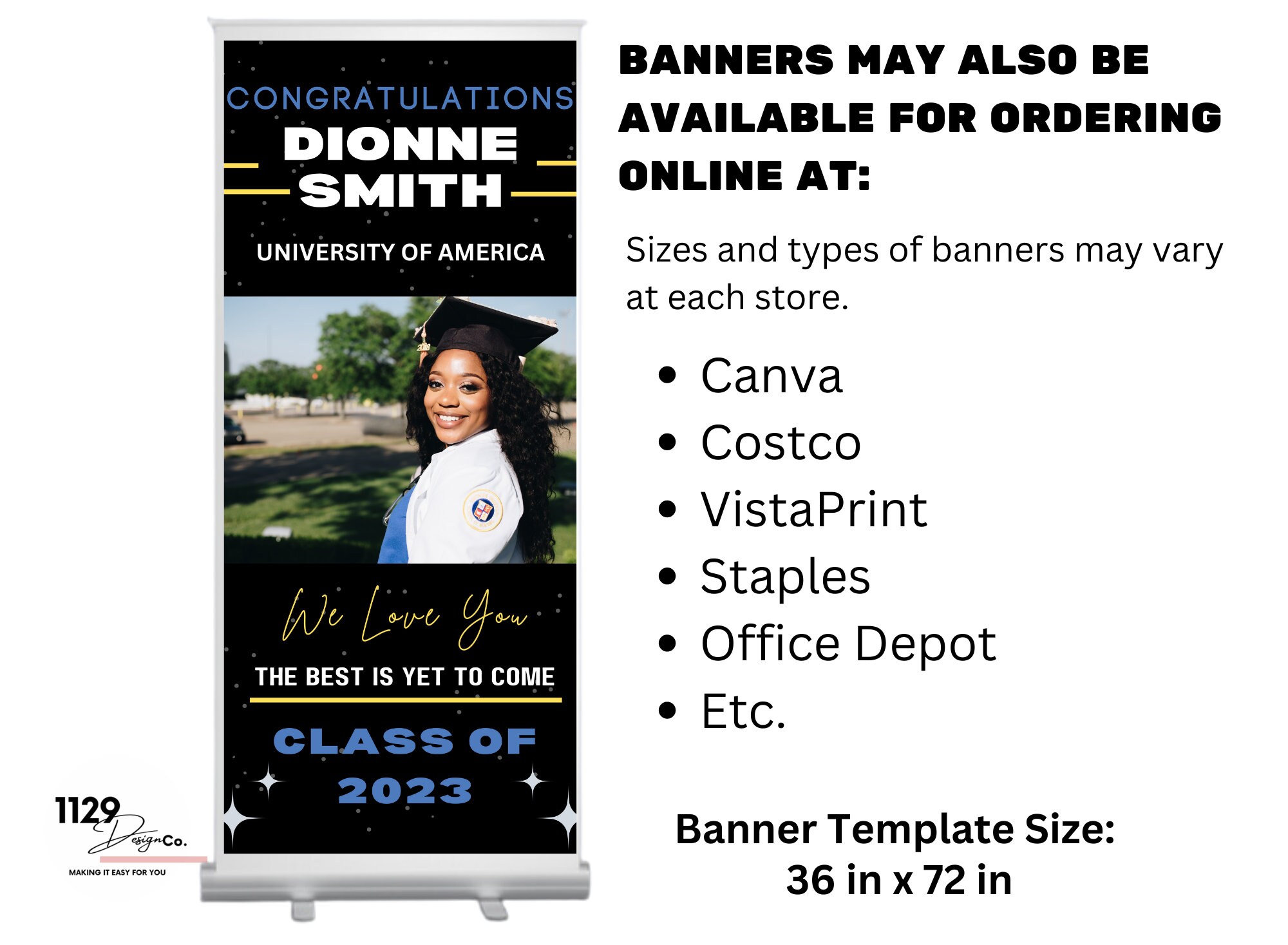 Graduation Banner, Custom Banner, Personalized Banner, Custom ...
