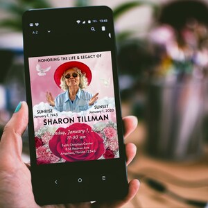 Instagram Memorial Flyer, Social Media Memorial Flyer, Memorial Service ...